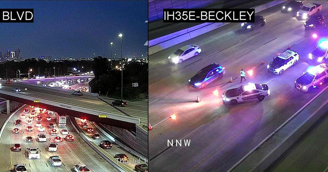 #BREAKING: Dallas County rollover crash on I-35 Expressway leaves one ...