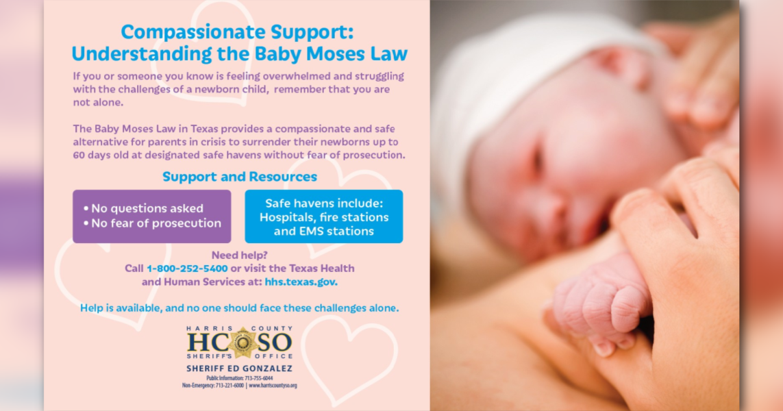 Compassionate support available through Baby Moses Law in Texas | Upper ...