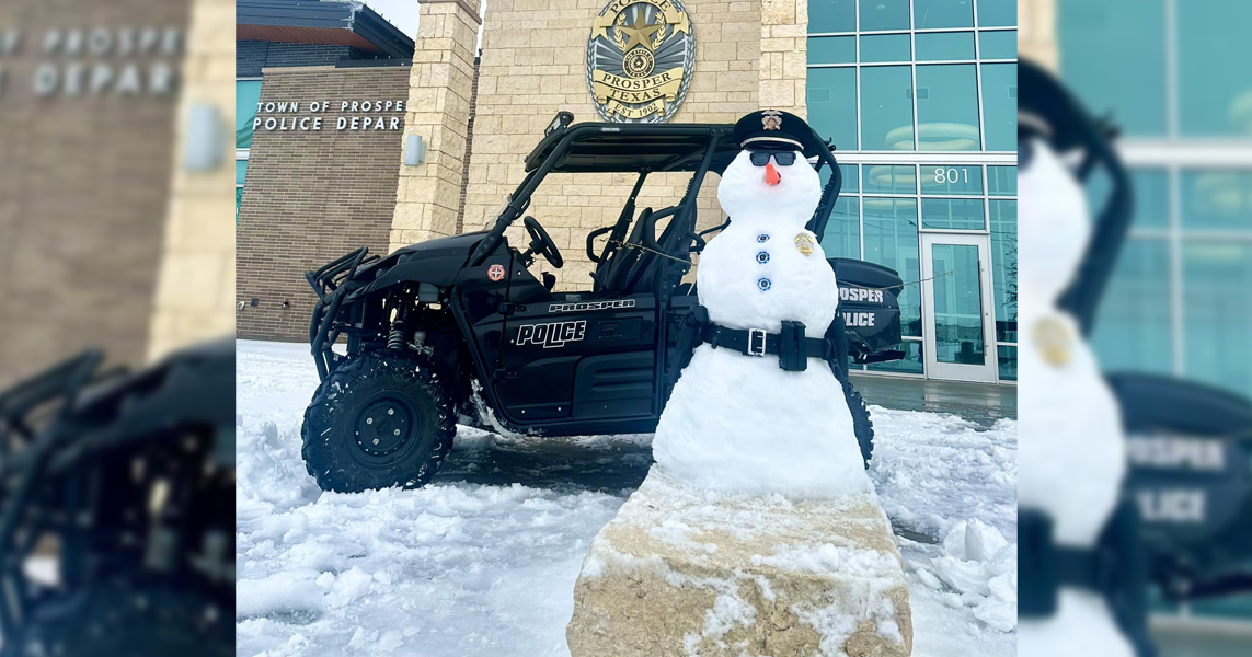 Prosper Police Department introduces new recruit on Snow Patrol | North ...