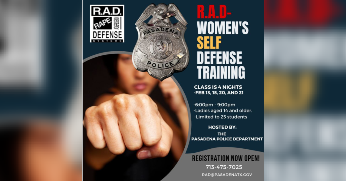 Pasadena Texas police to offer women's self-defense course in April ...
