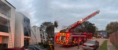Houston Firefighters Rescue Four from Apartment Blaze Near NRG | Upper ...