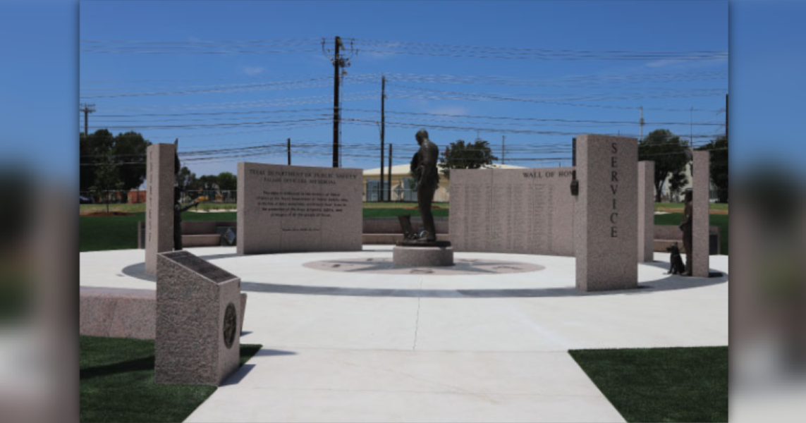 New memorial dedicated to fallen officers in Texas public safety ...