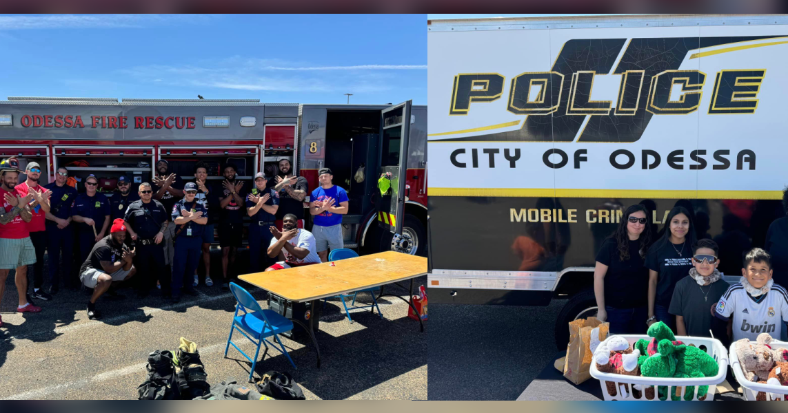 Odessa police and fire departments join forces to highlight child abuse | West Texas ...