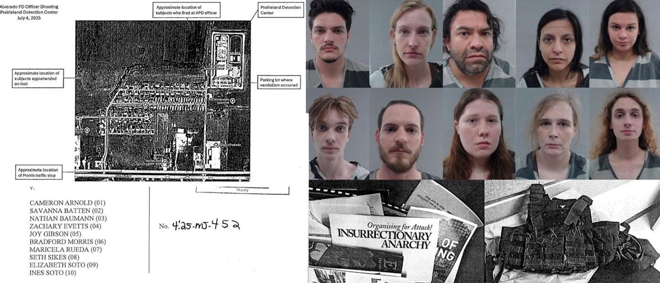 North Texas Antifa cell members indicted in July 4th attack on ICE facility | North Texas ...