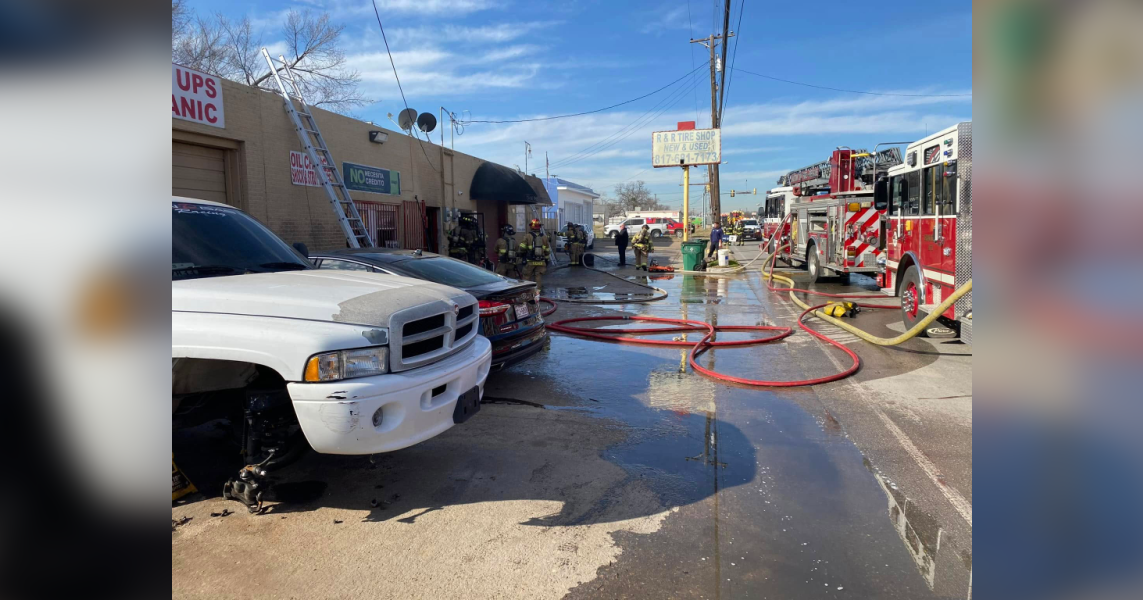 Fire contained at Haltom City tire shop with no injuries reported ...