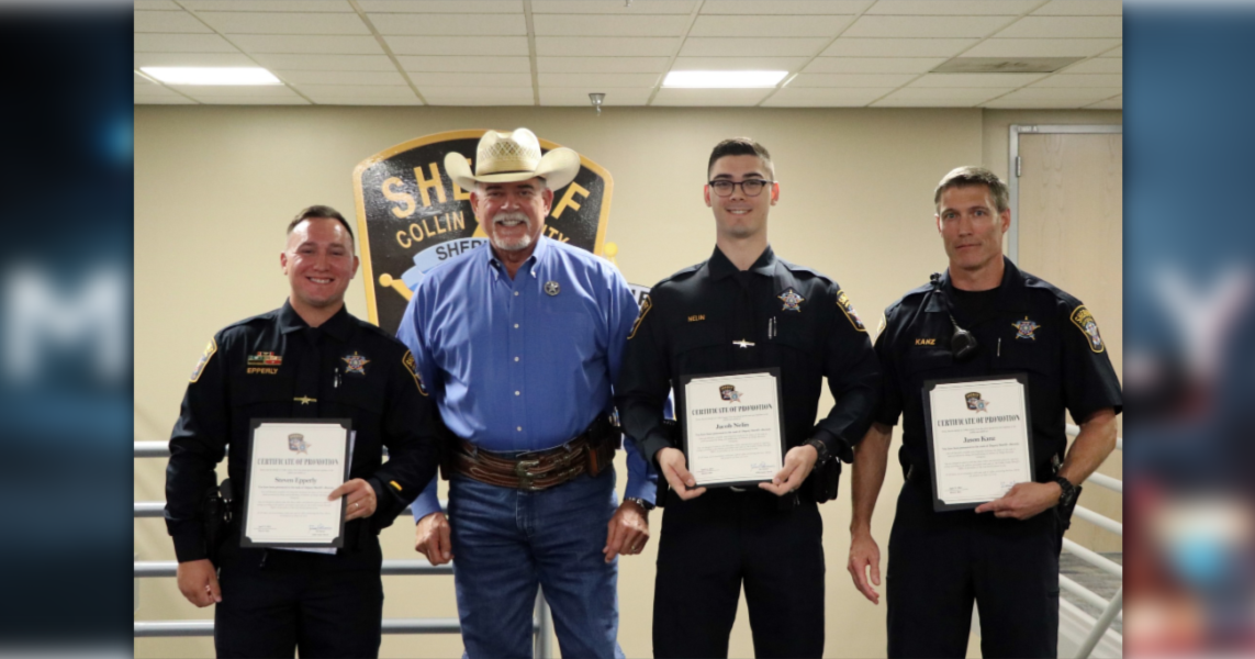Promotions awarded to Collin County detention officers | North Texas ...