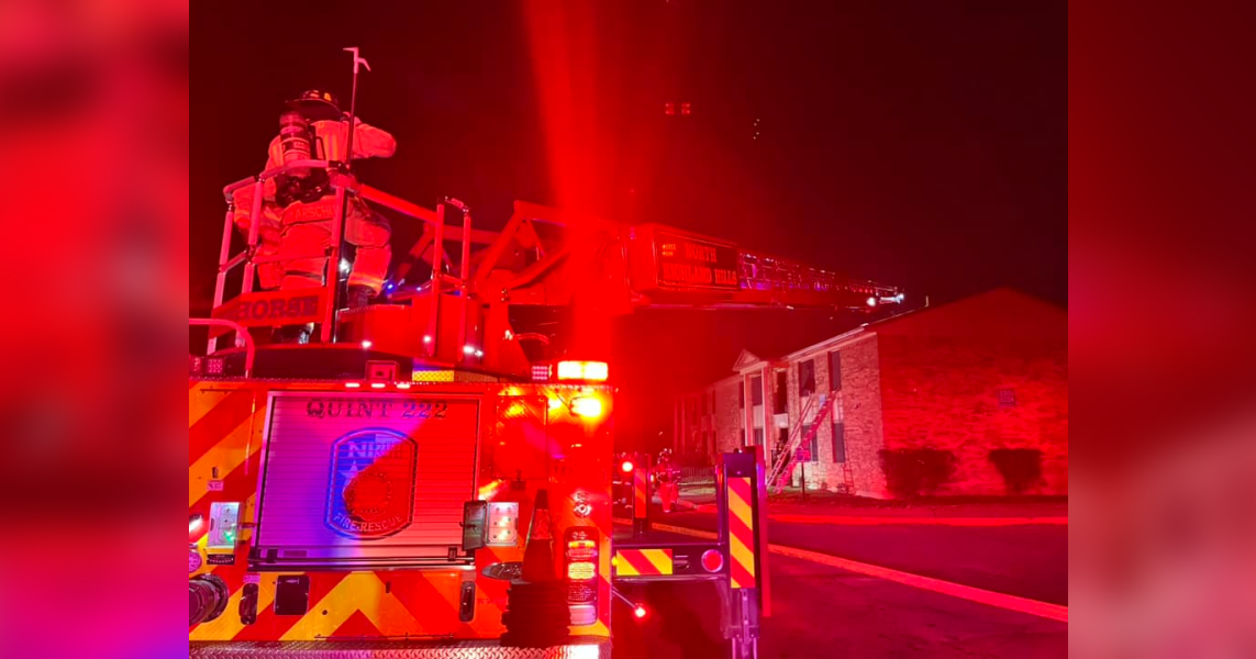 Firefighters master aerial ladder techniques in collaborative training ...