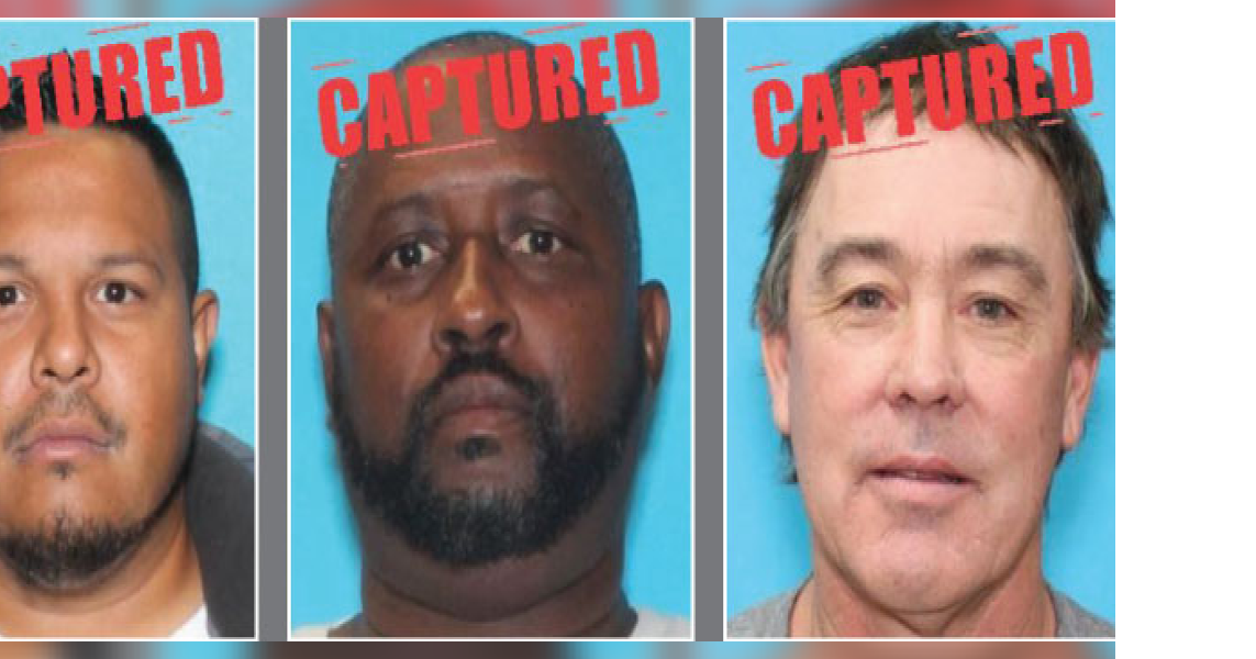 Three fugitives from Texas' Most Wanted list captured, rewards issued ...