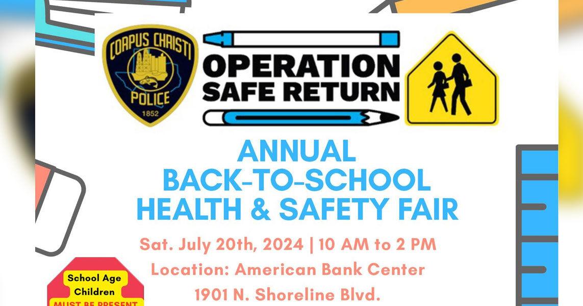 Operation Safe Return to Provide School Supplies and Safety Information ...