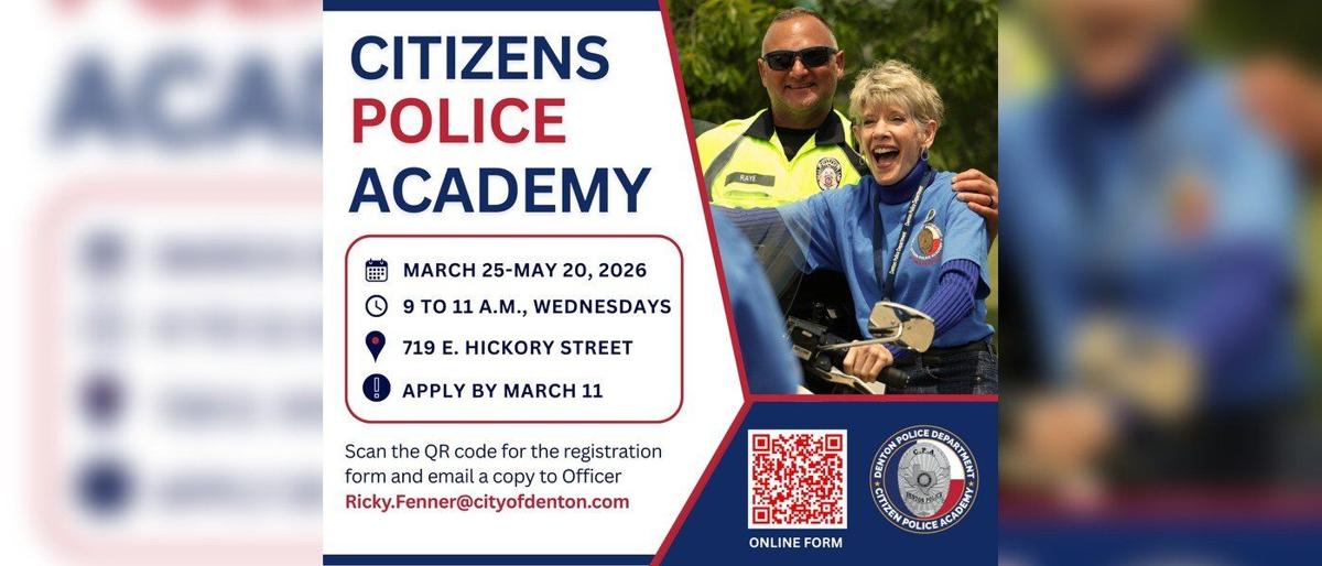 Denton Police Department opens registration for Citizens Police Academy ...