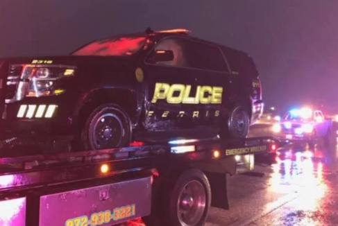 Ferris Police Department officers struck responding to assist Wilmer PD ...