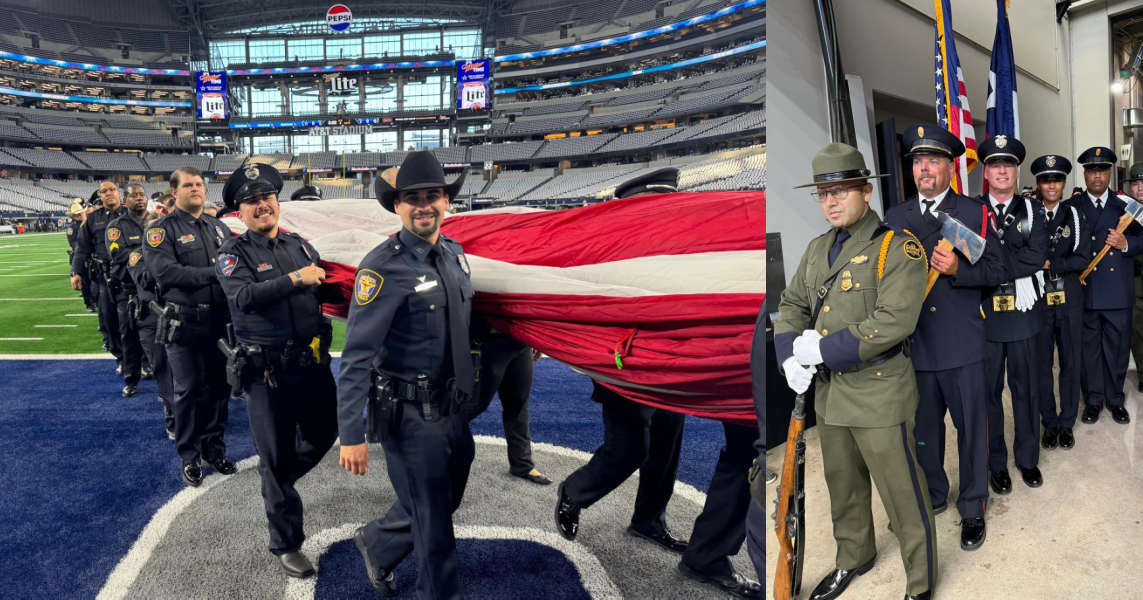 Dallas Cowboys honor first responders during pre-game festivities ...