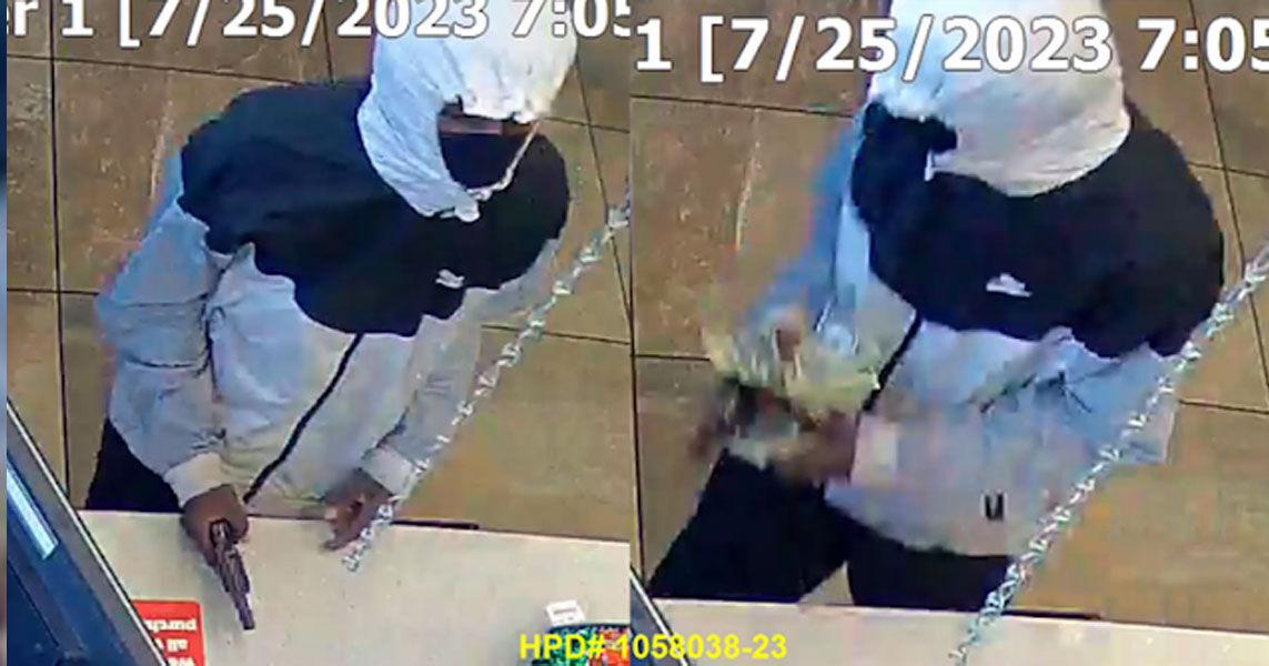 Armed robber strikes Houston convenience stores, suspect on the loose ...