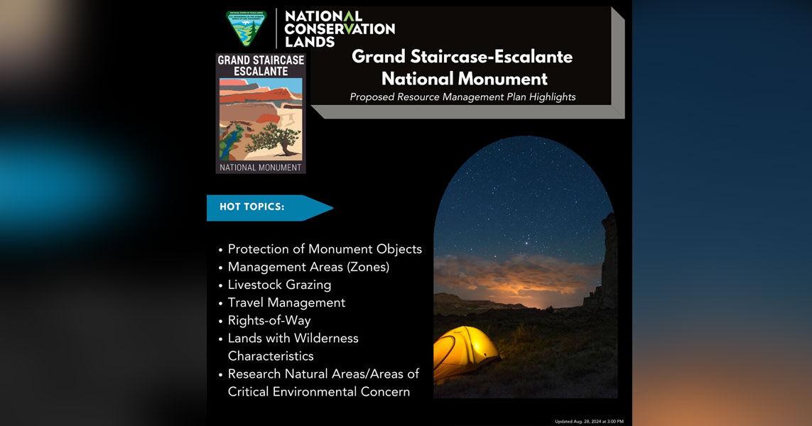 BLM approves new management plan for Grand Staircase-Escalante National ...
