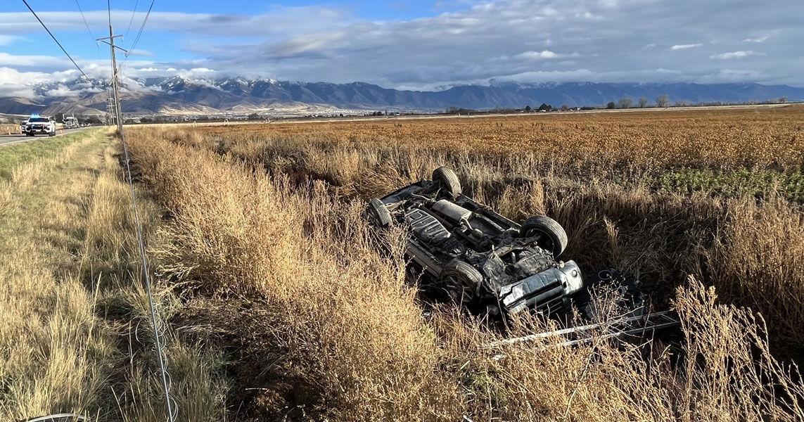 Single Vehicle Rollover Crash In Northern Utah Claims Womans Life