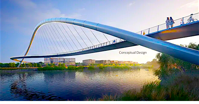 Image released for Cumberland River pedestrian bridge | Development ...