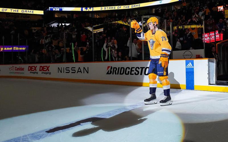 Parssinen has instant impact in Preds debut | Nashville Predators ...