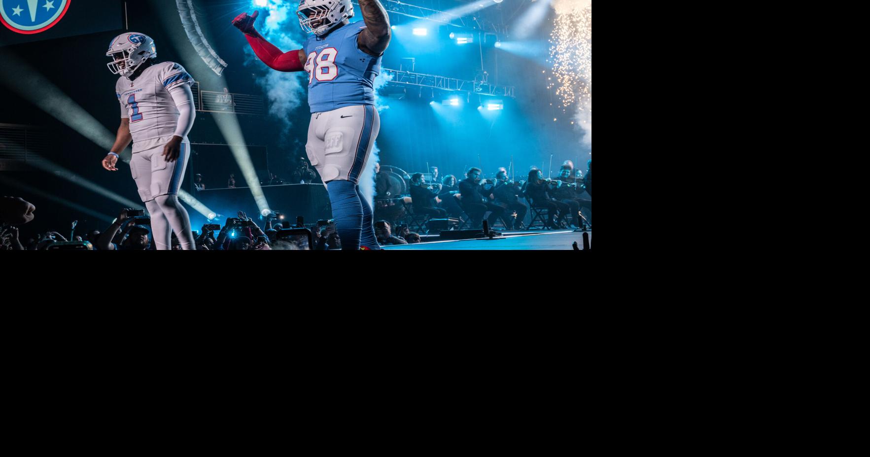 Titans brass reveal new team logos, uniforms | Titans | nashvillepost.com