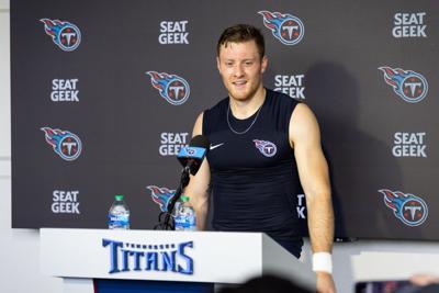 Titans rookie QB Will Levis building confidence at training camp ...