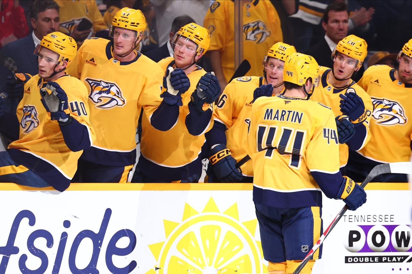 Predators' Brady Martin, 18, is a winner in first NHL game | Hockey ...