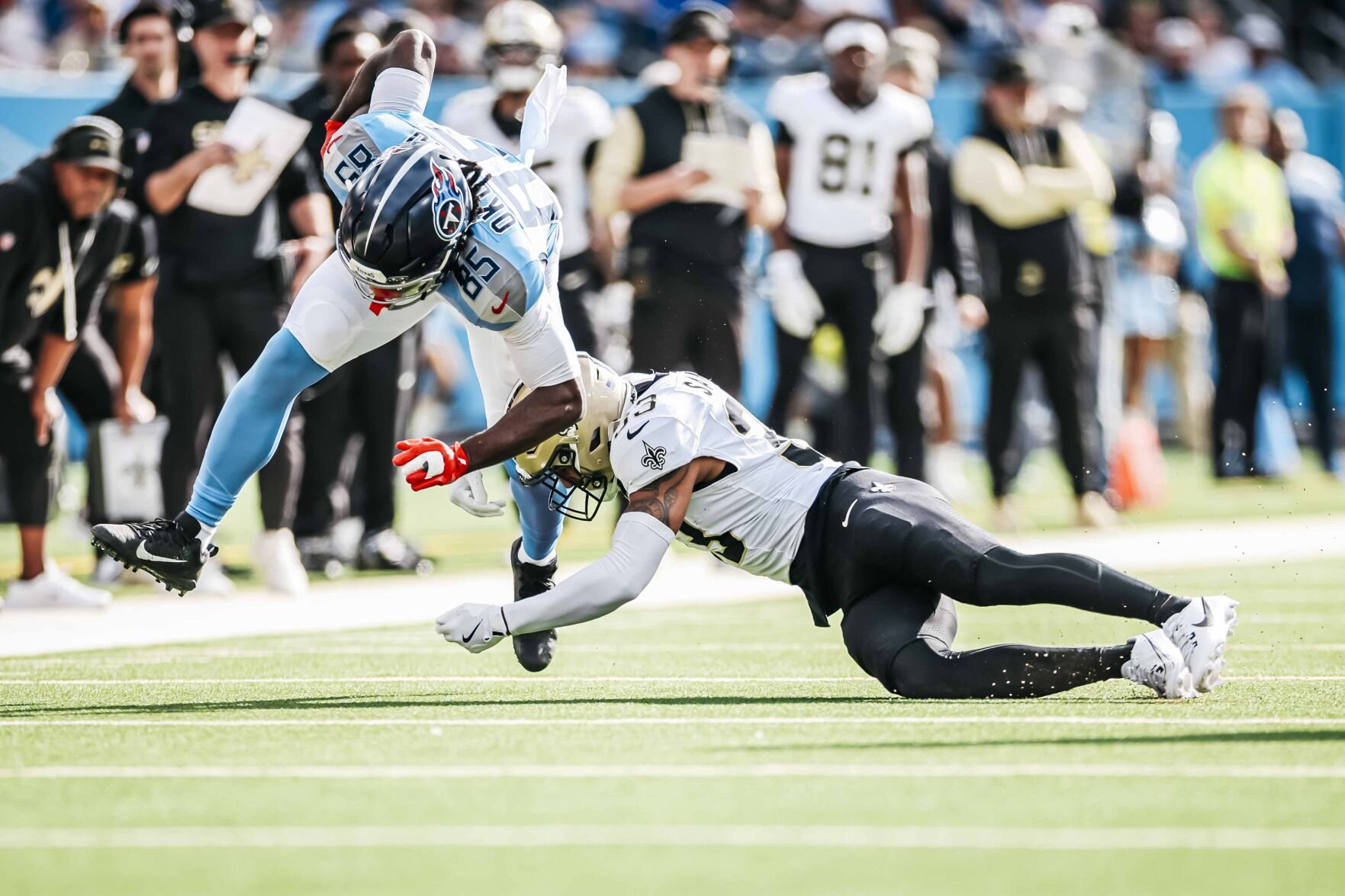 Titans' offensive surge continues in loss to Saints | Sports ...