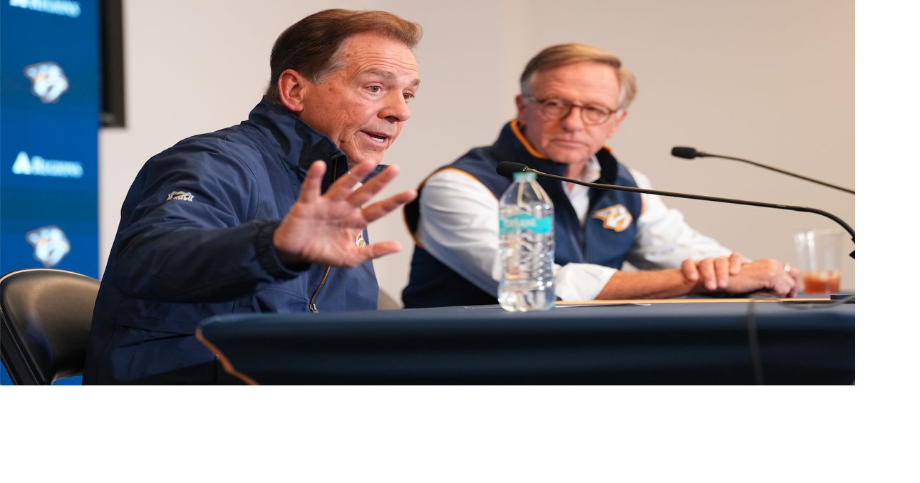 Nick Saban plans to help Predators build successful organization ...