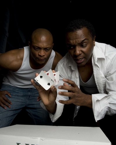 Eddie George and Dr. jeff obafemi carr in Topdog/Underdog | Nashville ...