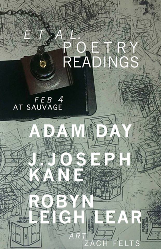 Et Al. Poetry Reading Feat. J. Joseph Kane, Robyn Leigh Lear & Adam Day ...