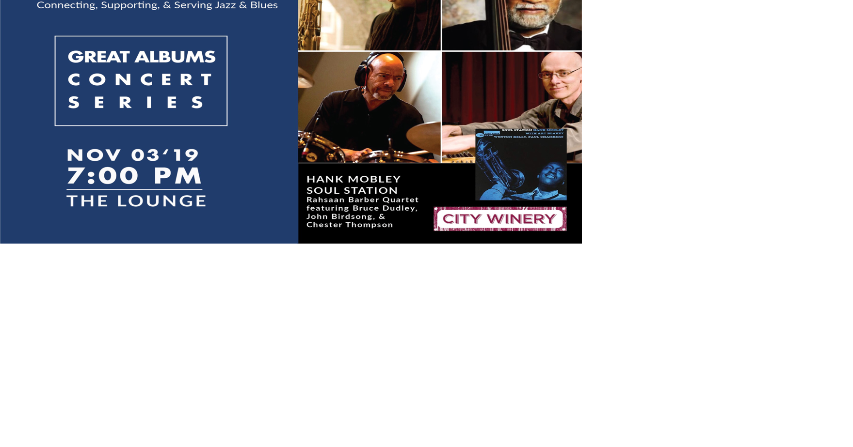 Rahsaan Barber Quartet Presents: Hank Mobley's "Soul Station ...