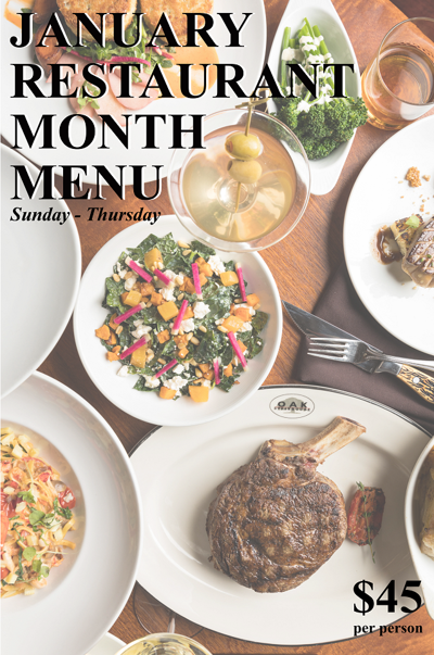 January Restaurant Month at Oak Steakhouse | | nashvillescene.com