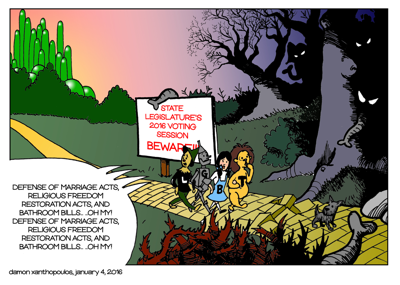 Cartoon: Pay No Attention to the Supermajority Behind the Curtain ...