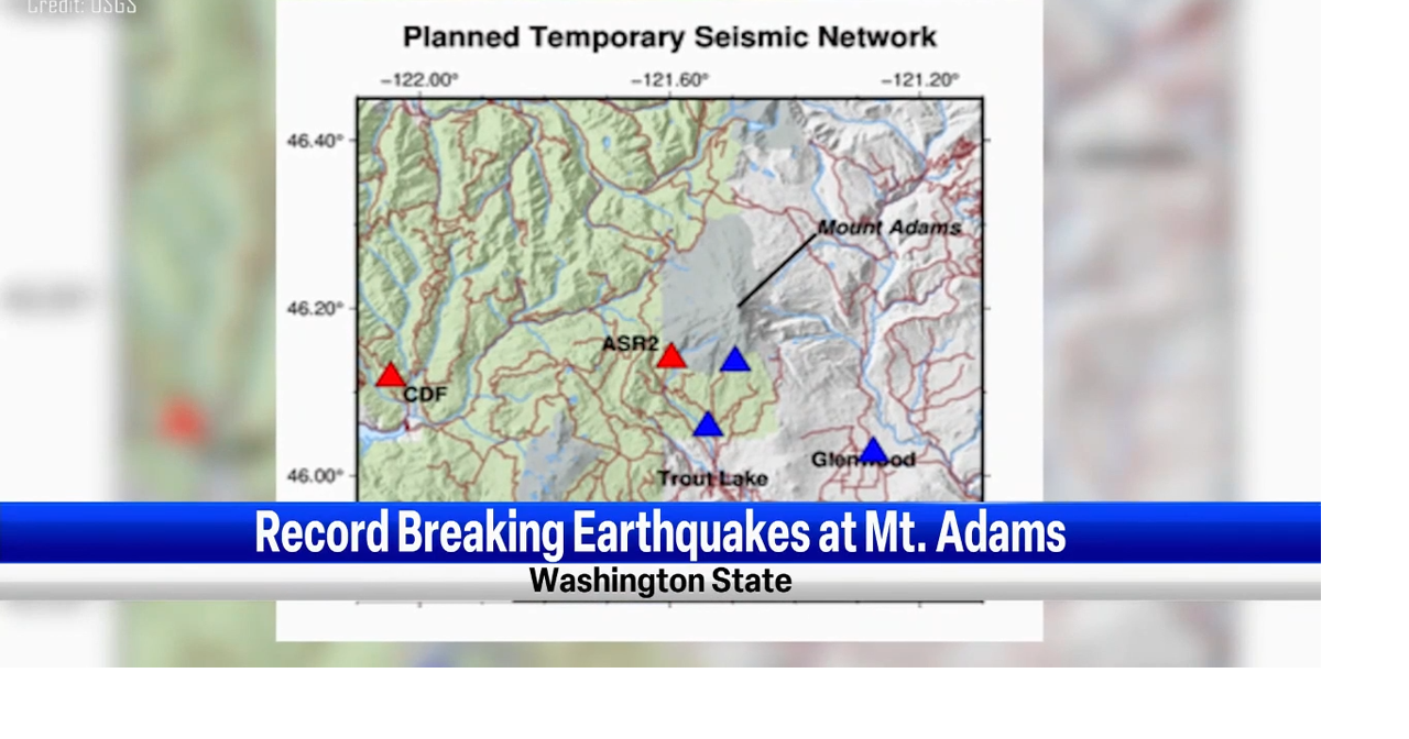 Unusual earthquake activity recorded at Mount Adams | Where We Come ...