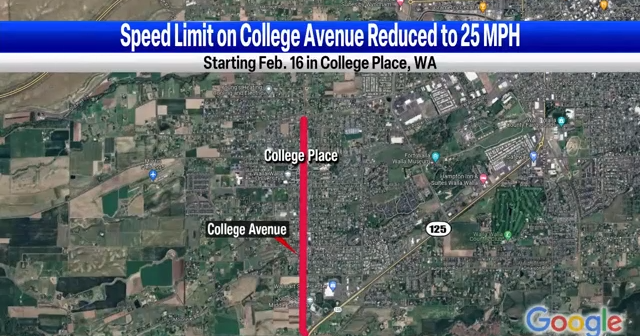 Speed limit reduced on College Avenue in College Place | News ...