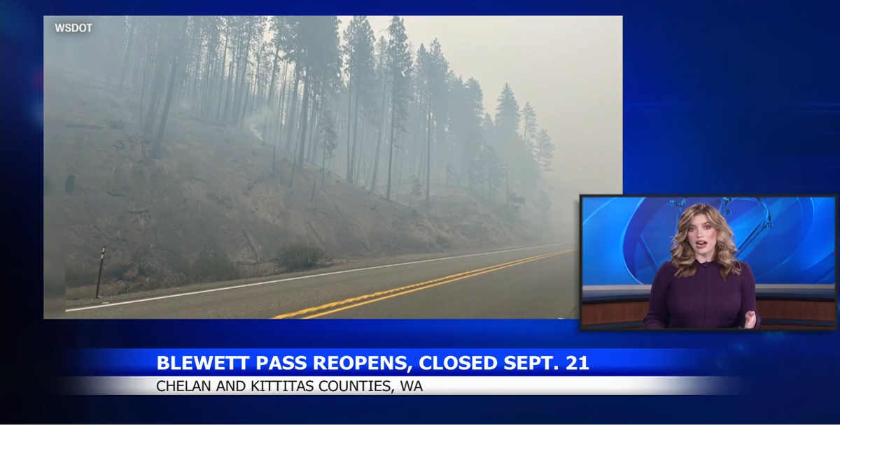 Blewett Pass reopens, but expect delays due to fire response efforts ...