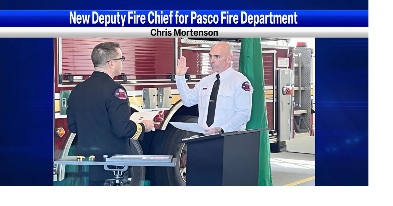 Badging ceremony held for Pasco's new Deputy Fire Chief | News ...