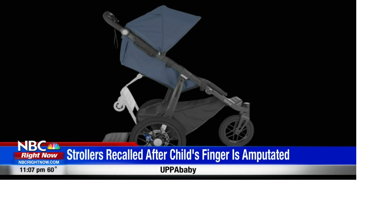 Strollers recalled after child's finger is amputated by brake ...