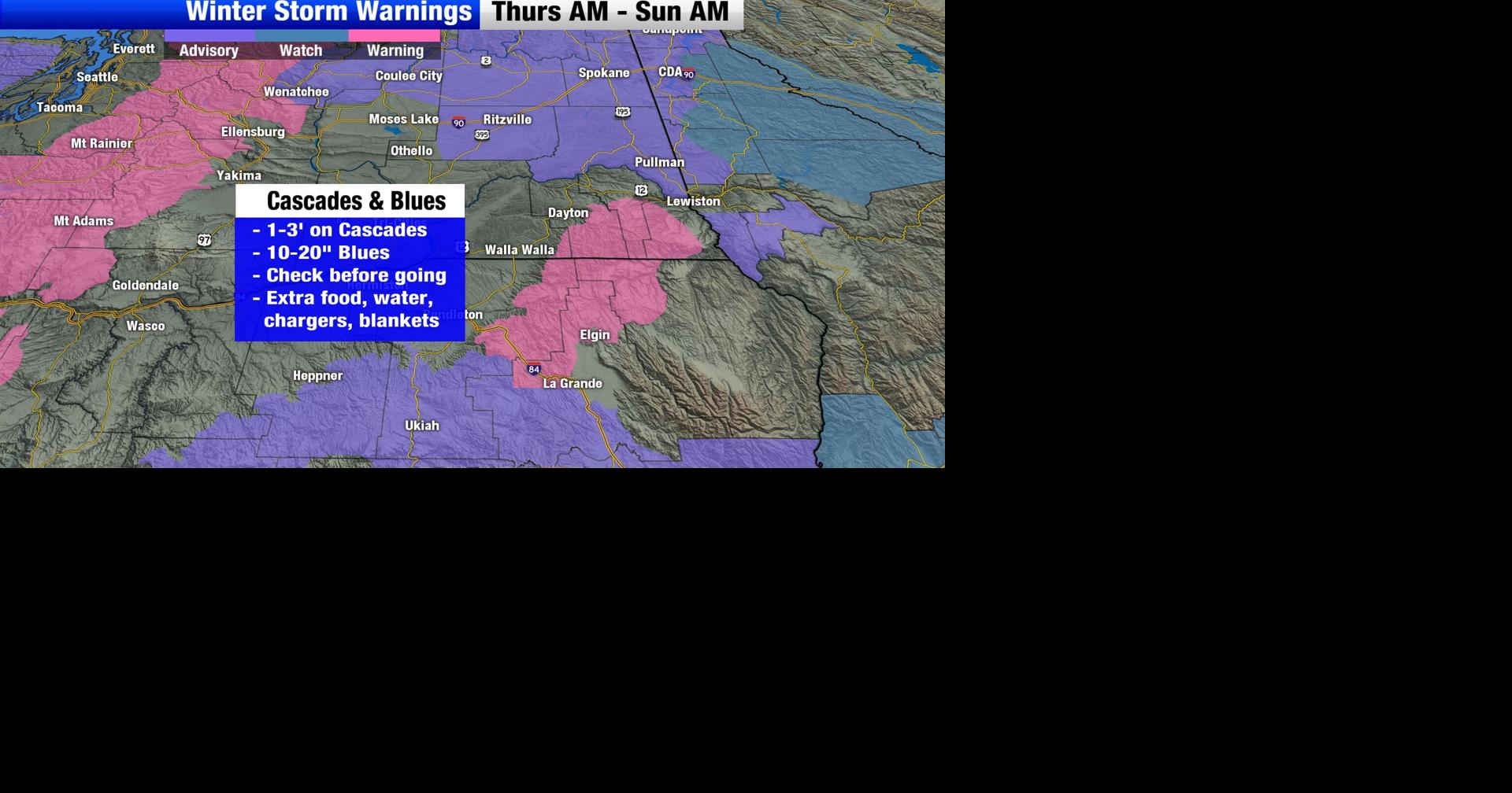 From calm to snowy, wet and windy as several fronts begin a VERY active ...
