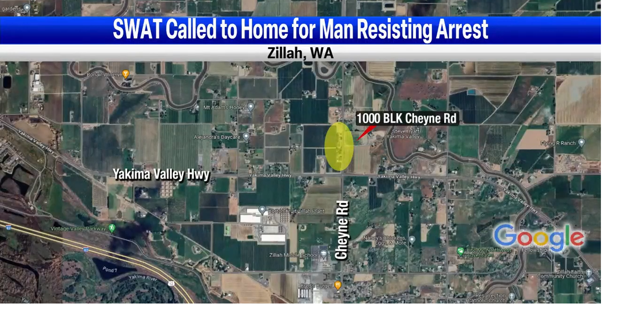 Man arrested after standoff with SWAT in Zillah | News | nbcrightnow.com