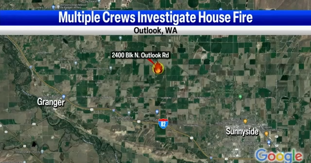Crews respond to house fire on Outlook Road in Yakima County | Fire ...