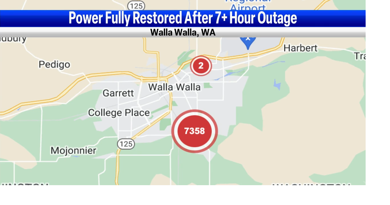 Power returns to thousands after outage in Walla Walla area | News ...