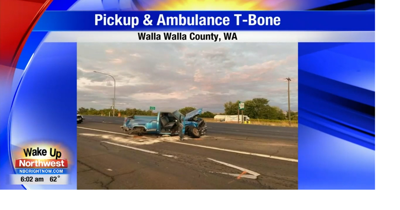 Truck t-bones ambulance near state line | Top Video | nbcrightnow.com