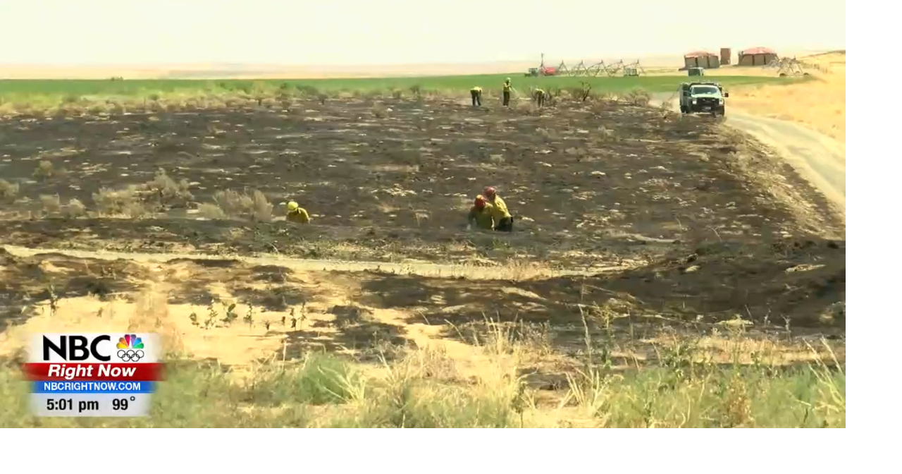Haystack fire broke out overnight in Franklin County, cause is unknown ...