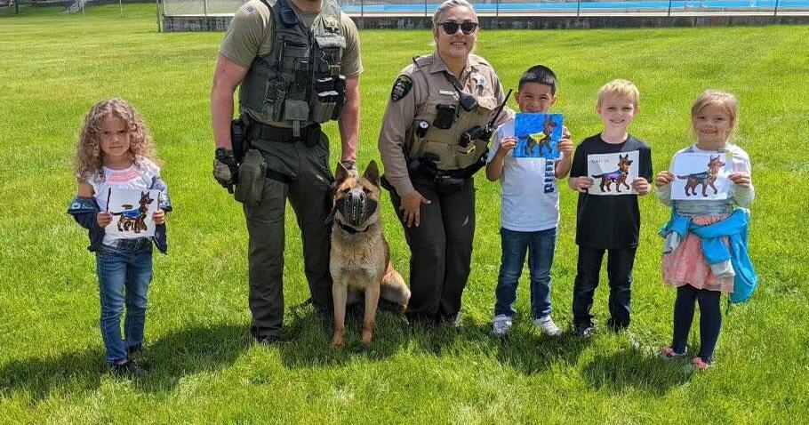 FCSO & ACSO share information with a K-9 unit about D.A.R.E. to ...