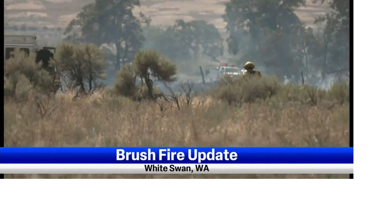 Large brush fire burning near White Swan | News | nbcrightnow.com