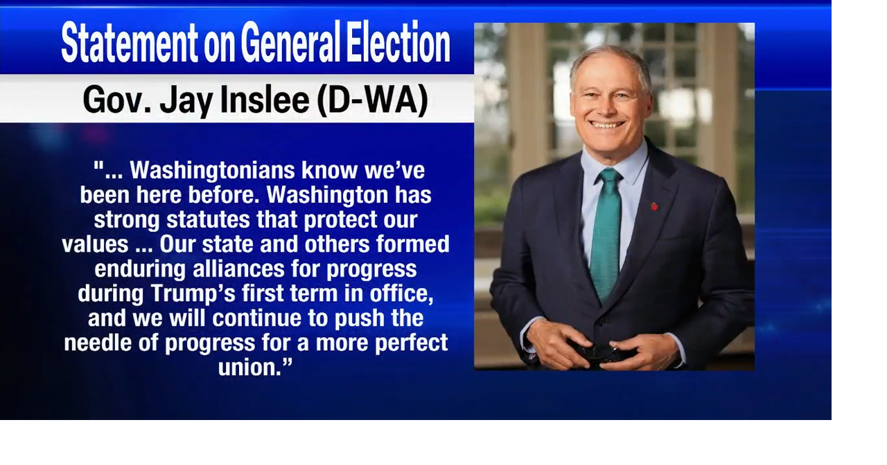 Gov. Jay Inslee releases statement on statewide general election ...