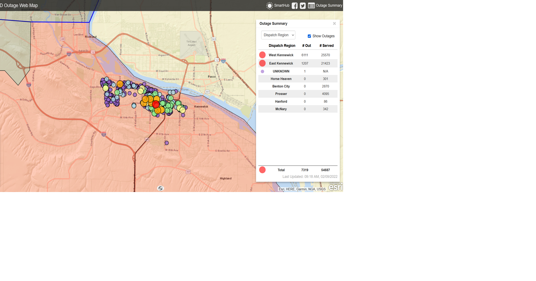 Large power outage in Kennewick | News | nbcrightnow.com