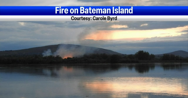Bateman Island closed after lightning causes 2.5 acre fire. | News ...