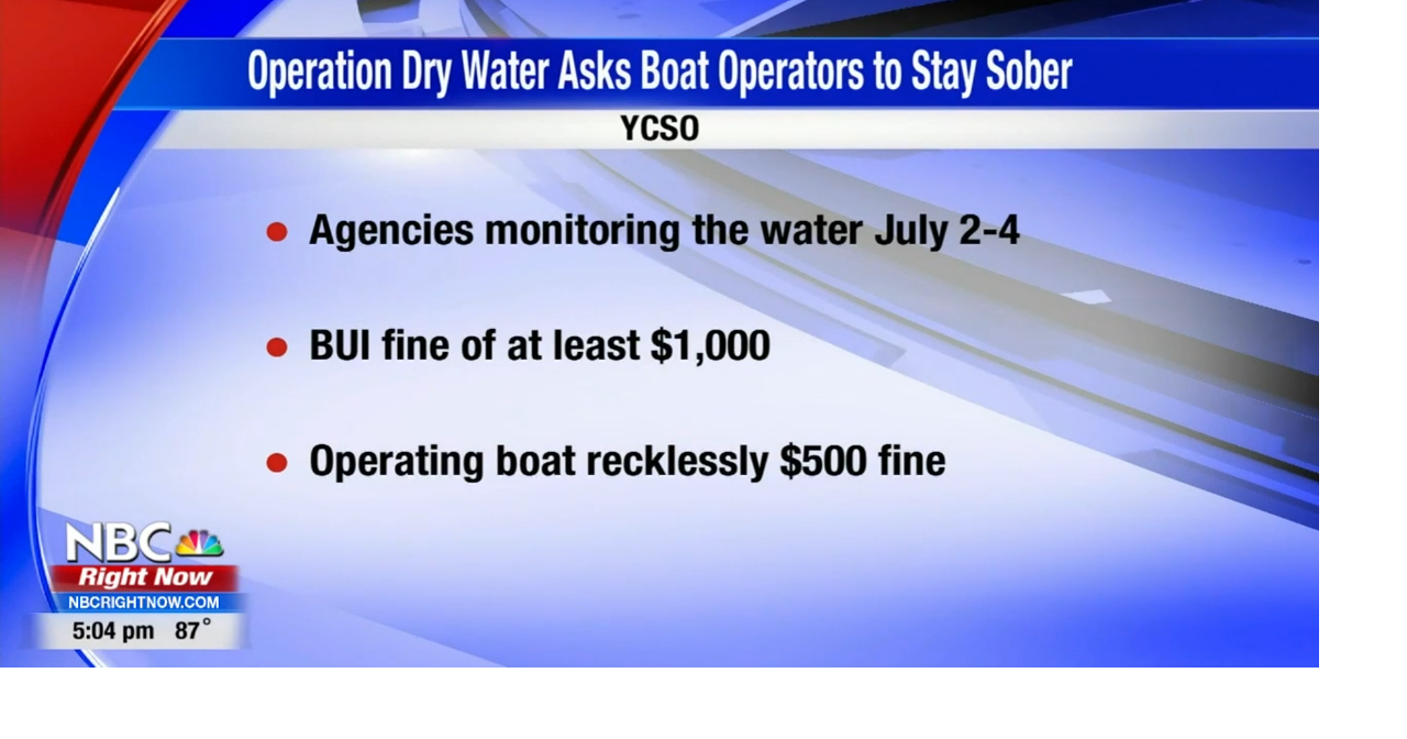 Operation Dry Water asks boat operators to stay sober | News ...