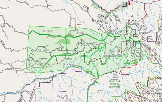 Some evacuations removed for Pilot Rock Fire, containment still at 95% ...