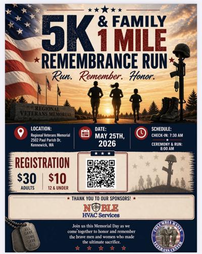 Columbia Basin Veterans Center launches first-ever Remembrance Run ...